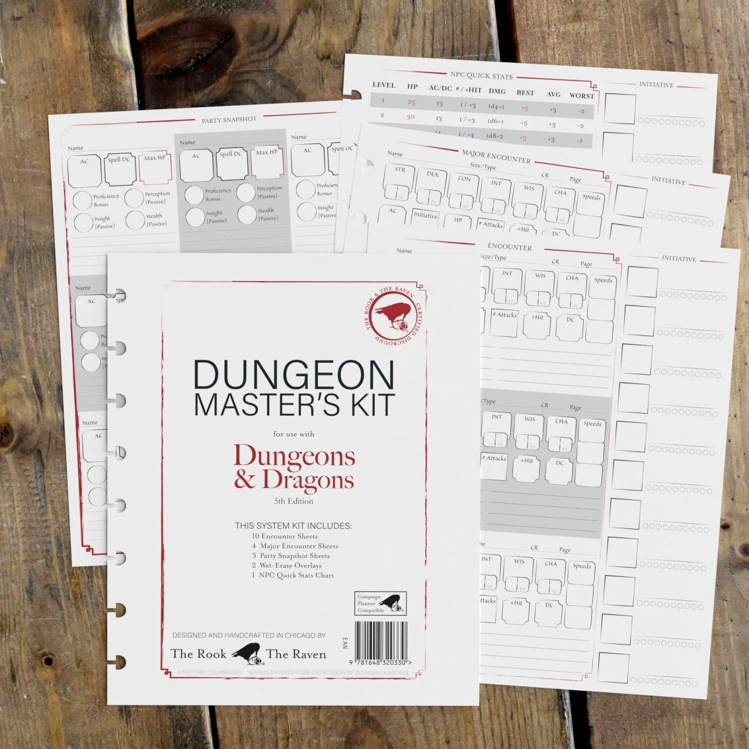 Vintage DM's Kit for use with Dungeons & Dragons 5th Edition | The Rook ...