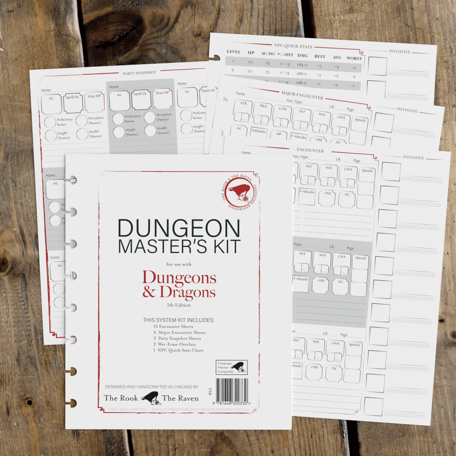 Vintage DM's Kit for use with Dungeons & Dragons 5th Edition | The Rook ...
