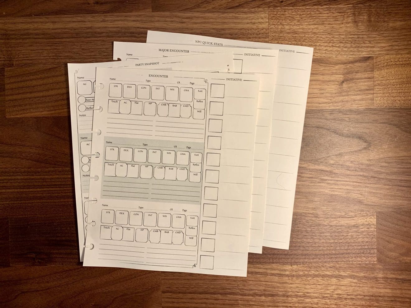 Vintage GM's Kit for use with Pathfinder 1st Edition | The Rook & The Raven