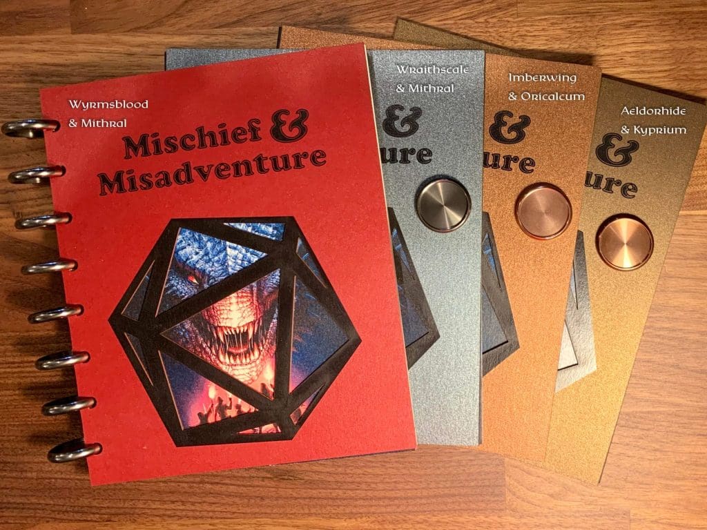 Campaign Planner w/ Leather Shroud | The Rook & The Raven