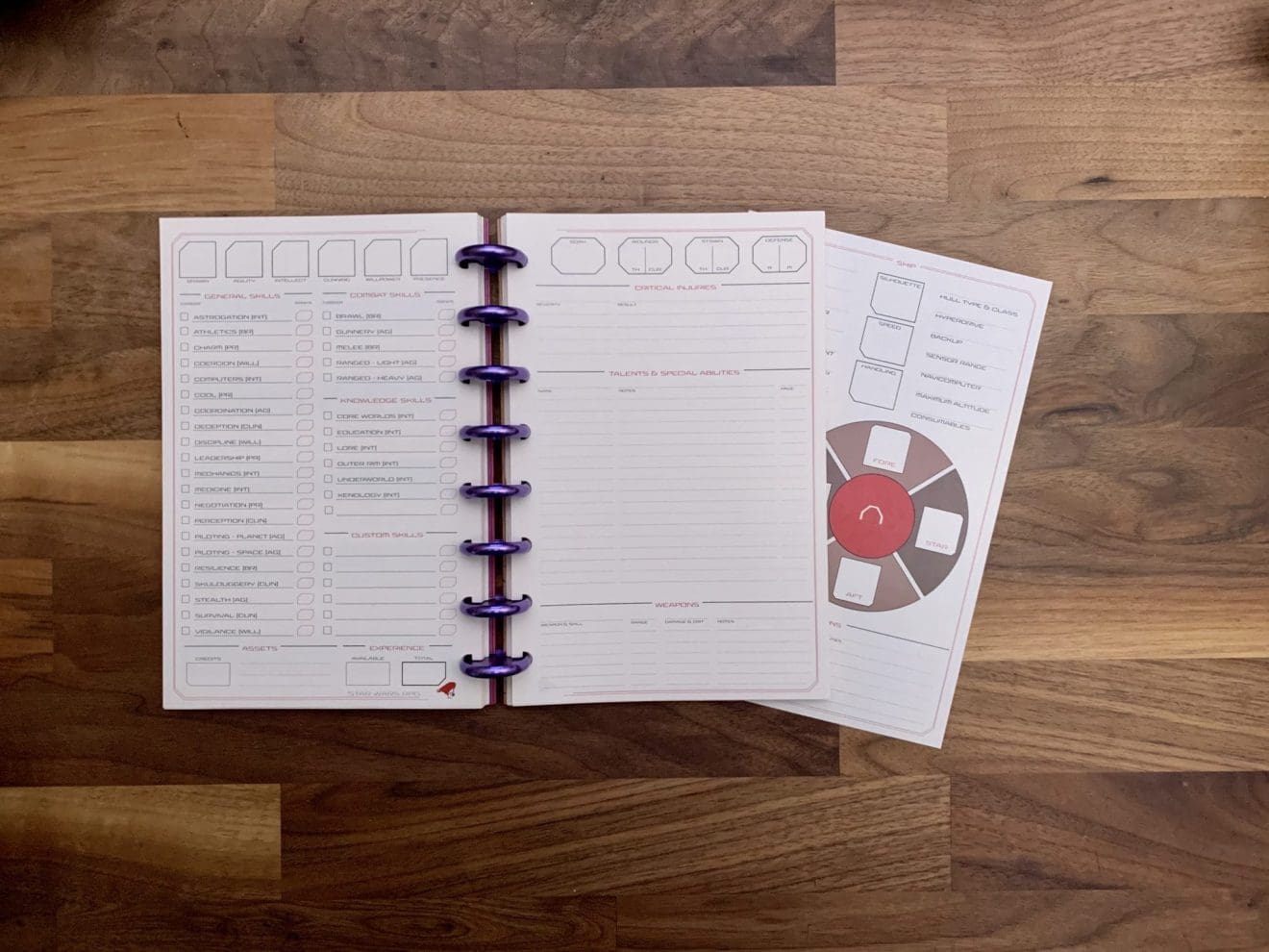 Vintage Player's Kit for use with Star Wars | The Rook & The Raven