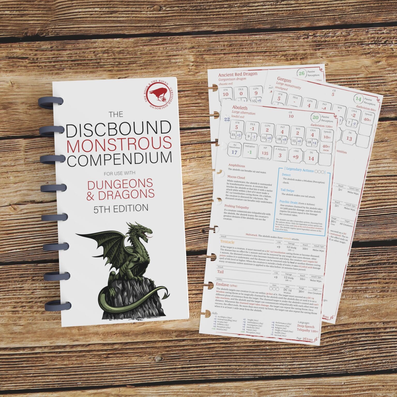 Monstrous Compendium for D&D 5e Subscription | The Rook & The Raven