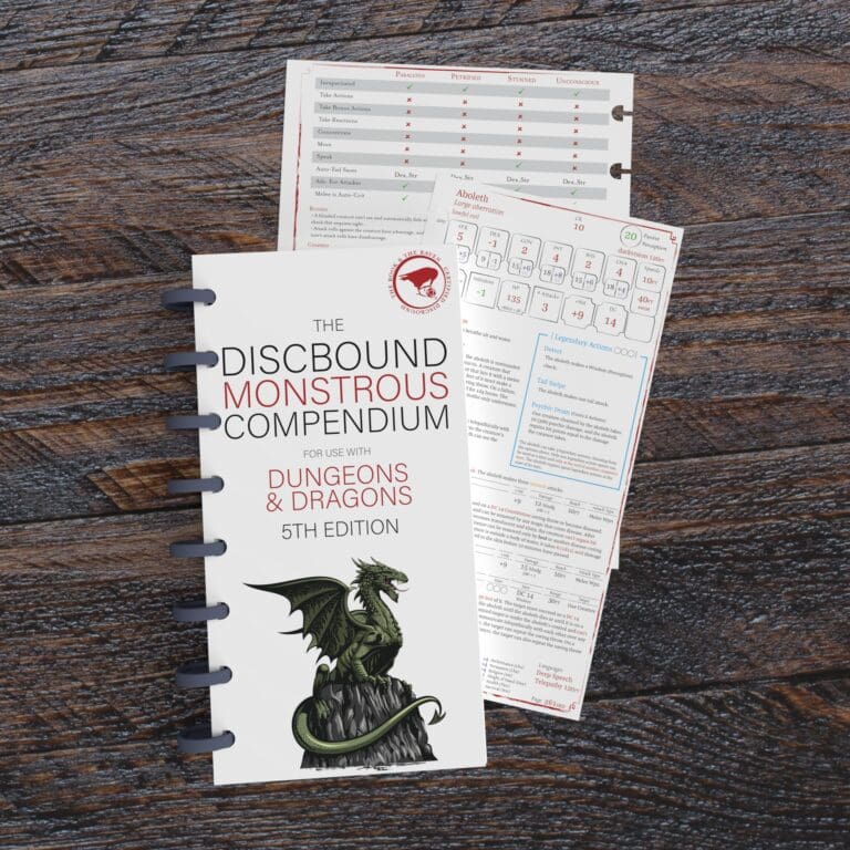 Monstrous Compendium for D&D 5e Subscription | The Rook & The Raven